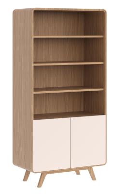 Ashton White Oak Tall Display Unit by Choice Furniture Superstore ...