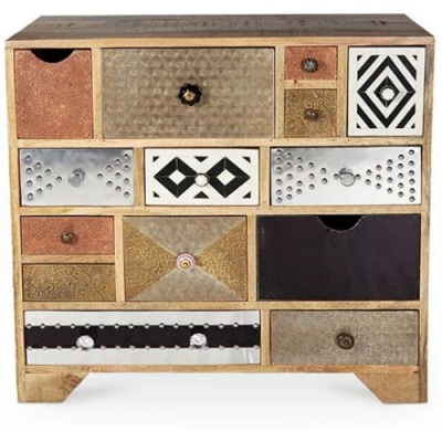 Gaya Multi Coloured Chest of Drawer by Choice Furniture Superstore ...