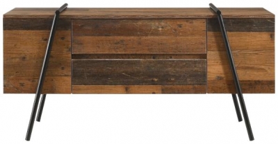 Abbey Rustic Oak 120cm TV Unit by Choice Furniture Superstore ...