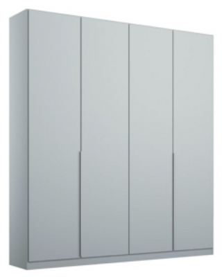 Rauch Alabama 181cm Silk Grey 4 Door Wardrobe by Choice Furniture ...