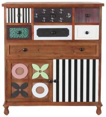Patchwork Wooden Multi Drawer Chest by Choice Furniture Superstore ...