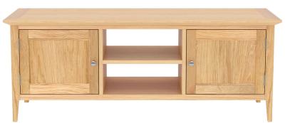 Selene Oak 120cm TV Unit by Choice Furniture Superstore | ufurnish.com