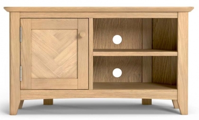 Celina Parquet Style Oak 90cm Corner TV Unit by Choice Furniture ...