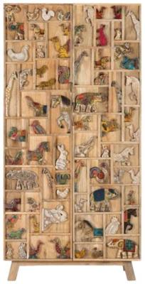 Java Painted Mango Wood Large Storage Wardrobe by Choice Furniture ...