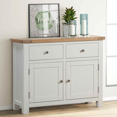Hayley White Painted 2 Door Small Sideboard - 96cm by Choice Furniture ...