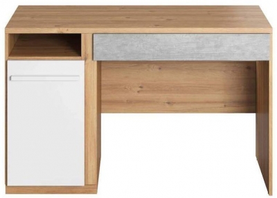 Ivy Oak Effect Computer Desk by Choice Furniture Superstore | ufurnish.com