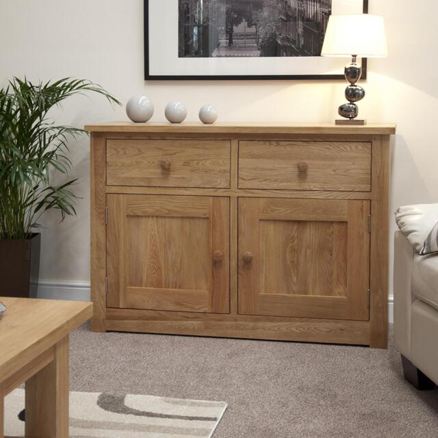 Torino Sideboard - 2 Door - Medium - 130cm - Oak by Choice Furniture ...