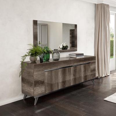 Modern Medea Vintage Oak Italian Extra Large Buffet Sideboard - 4 Door ...