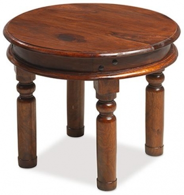 Indian Sheesham Small Round Coffee Table by Choice Furniture Superstore ...