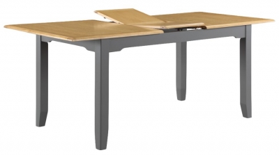 Rossmore Grey 6-8 Seater Butterfly Extending Dining Table by Choice ...