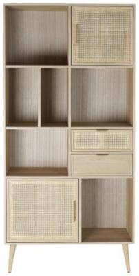 Scandi Natural 2 Door Bookcase by Choice Furniture Superstore ...