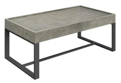 Corum Grey Concrete Effect Coffee Table by Choice Furniture Superstore | ufurnish.com
