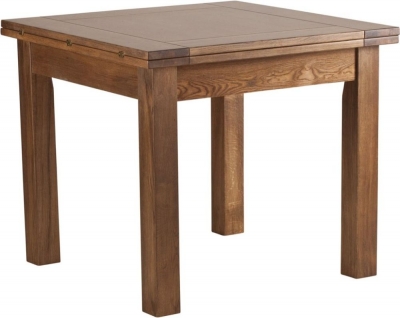 Originals Rustic Oak 2 Seater Flip Top Extending Dining Table by Choice ...