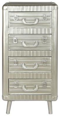 Aviator Aluminium 4 Drawer Narrow Chest by Choice Furniture Superstore ...