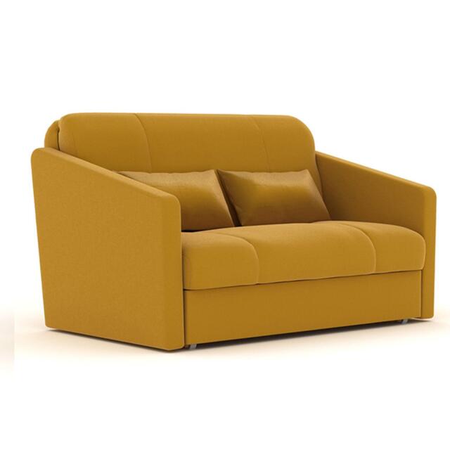 Redford Yellow Sunningdale Saffron 2 Seater Fabric Pull Out with Sloped ...
