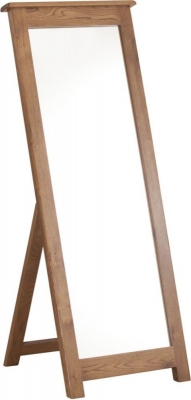 Originals Rustic Oak Rectangular Cheval Mirror - 55cm x 147cm by Choice ...