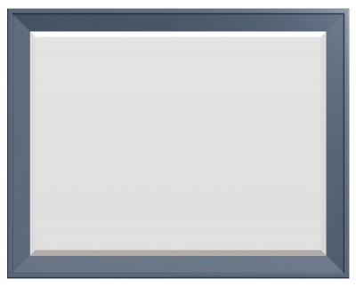 Ringwood Blue Painted Wall Mirror - 120cm x 95cm by Choice Furniture ...