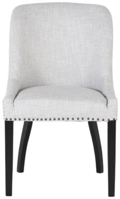 2 x Gower Light Grey Fabric Dining Chair by Choice Furniture Superstore ...