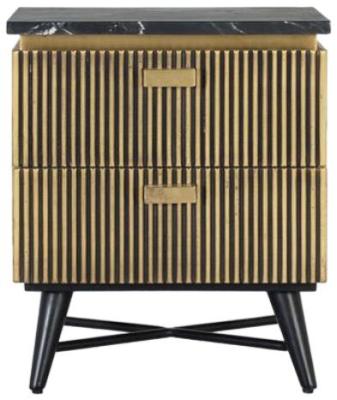 Stephen Mango Wood 2 Drawer Bedside Table by Choice Furniture ...