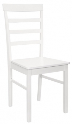 Set of 2 Upton White Ladder Back Dining Chair by Choice Furniture ...