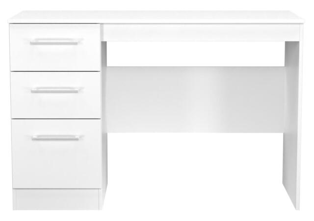 Worcester White 3 Drawer Desk by Choice Furniture Superstore | ufurnish.com