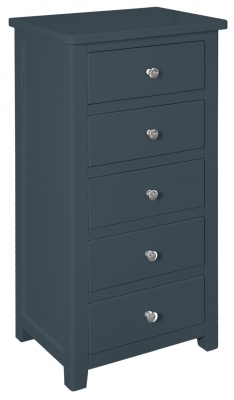 Henley Blue 5 Drawer Midi Chest by Choice Furniture Superstore ...