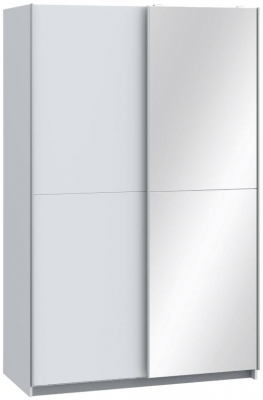 Katherine White 2 Door Sliding Mirror Wardrobe by Choice Furniture ...