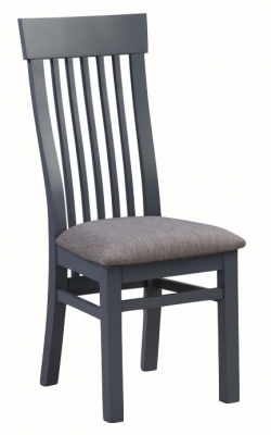 2 x Treviso Blue Slatted Back Dining Chair by Choice Furniture ...