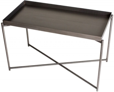 Iris Gun Metal Tray Side Table by Choice Furniture Superstore ...
