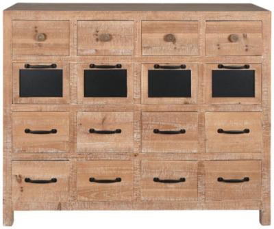 Rustic Industrial Style Multi Drawer Storage Cabinet by Choice ...