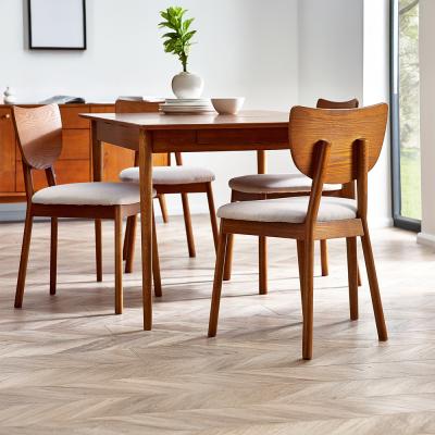 2 x Lowry Cherry Wood Retro Style Dining Chair by Choice Furniture ...