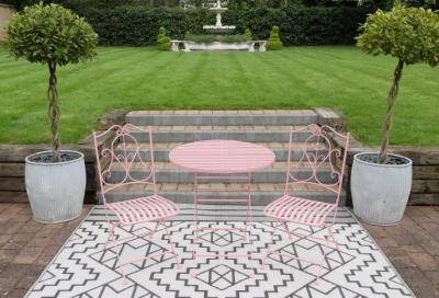 Powder Pink Dining Table Set by Choice Furniture Superstore | ufurnish.com