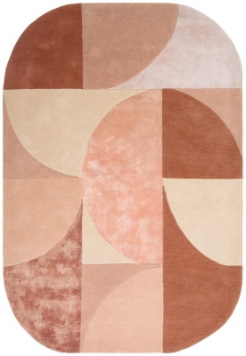 Asiatic Contemporary Design Matrix Oval Earth 78 Rug - Sizes Available ...