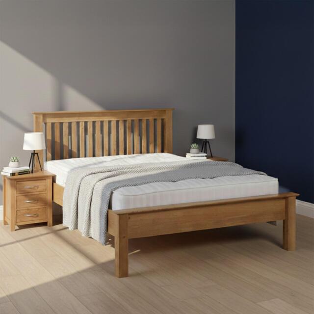 Nimbus Bed - Slatted - Oak - Sizes Available by Choice Furniture ...