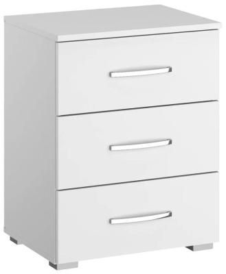 Rauch Aditio White 3 Drawer Bedside Cabinet by Choice Furniture ...