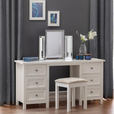 Maine White 6 Drawer Double Dressing Table by Choice Furniture Superstore | ufurnish.com