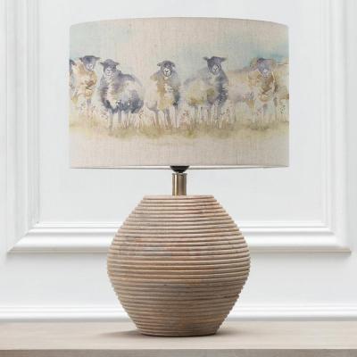Voyage Maison Come By Eva Cerys White and Linen Complete Table Lamp by ...