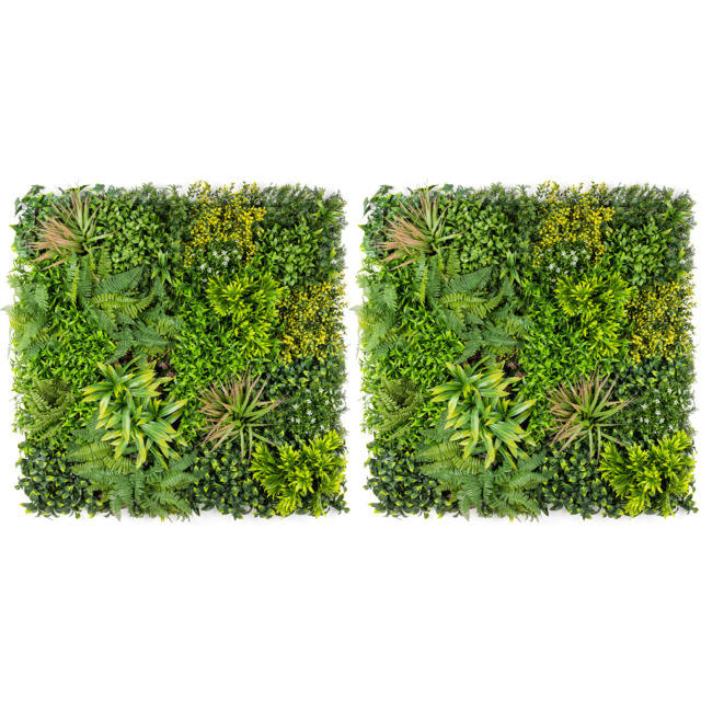 Artificial Oasis Living Wall Panels (4 x 50cm) by Christow | ufurnish.com