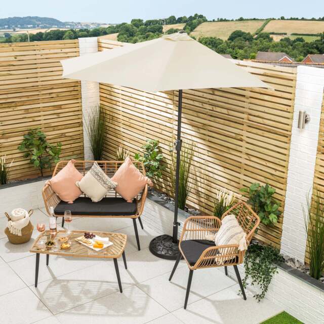 2.7m Half Parasol by Christow | ufurnish.com