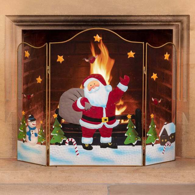 Christmas Fire Guard – 61cm Tall - Christow by Christow | ufurnish.com