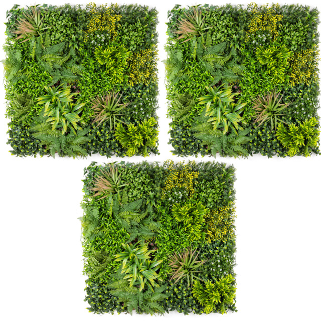 Artificial Oasis Living Wall Panels (4 x 50cm) by Christow | ufurnish.com