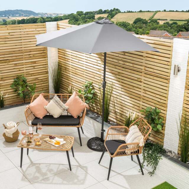2.7m Half Parasol by Christow | ufurnish.com