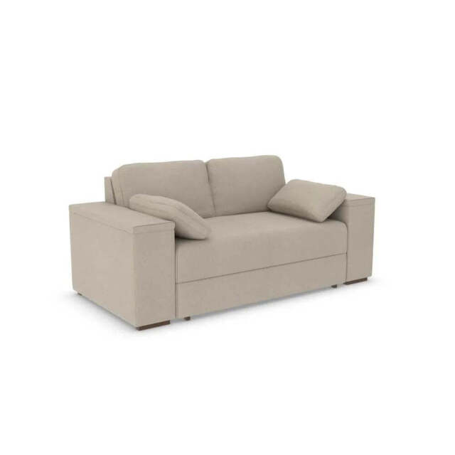 "Victoria Three-Seater Sofa Bed-Micro Cloth Beige (SHUB727) - " by ...