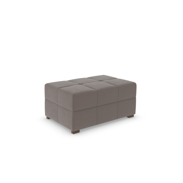 Harry Corner Footstool - 108cm x 70cm - Raisin by Cocoon | ufurnish.com