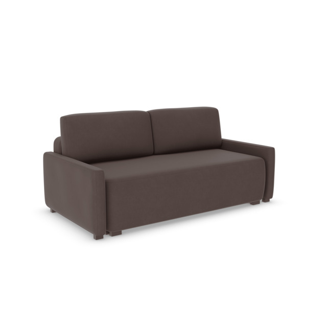 Poppy Three Seater Sofa Bed - Fudge by Cocoon | ufurnish.com