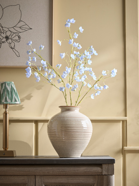 Three Faux Campanula Sprays - Soft Blue by Cox & Cox | uFurnish.com