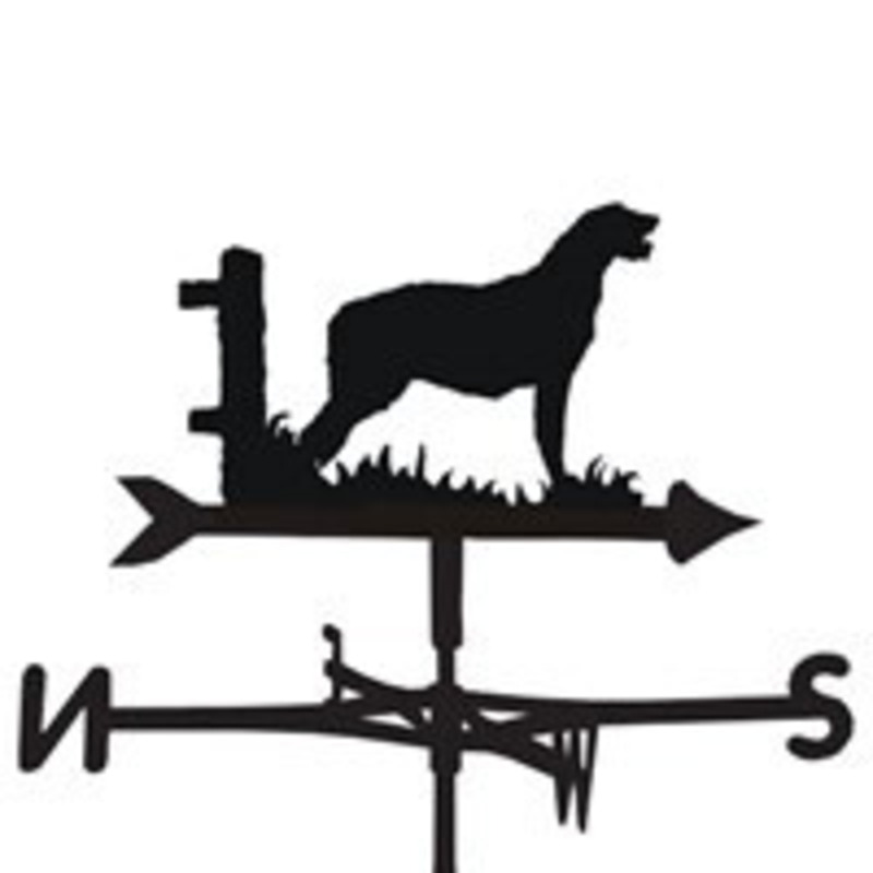 Weathervane in Irish Wolfhound Design - Medium (Cottage) by Cuckooland ...
