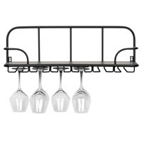 Woood Hugo Shelf with Wine Glass Rack by Cuckooland | ufurnish.com
