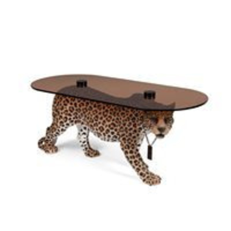 Bold Monkey Dope As Hell Coffee Table - Leopard by Cuckooland ...