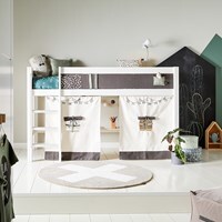 Lifetime Cactus Kids Luxury Mid Sleeper Bed with Free Accessories - by ...